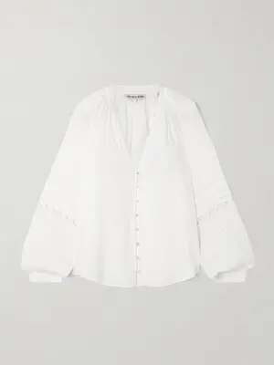 Ramie Blouse Blouses
