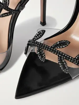 GIANVITO ROSSI Flavia 105 Crystal-embellished Sandals
