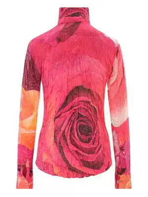 Roberto Cavalli Garden Rose-print Shirt