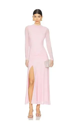 strapless open back dress Momyknows Pink Bright Wire Long Sleeve 2-in-1 Glitter Bodycon Party Cute  Baby Shower Plus Size Cardigan Set Maternity Midi Dress main image 0