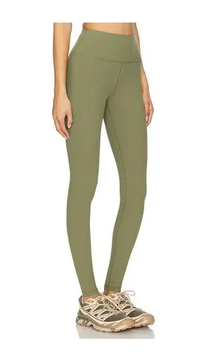 WELLBEING + BEINGWELL Isla Micro Rib Legging In Olive