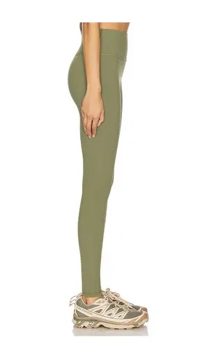 WELLBEING + BEINGWELL Isla Micro Rib Legging In Olive