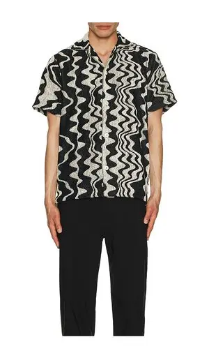 Oas Nero Verve Cuba Terry Shirt - Black