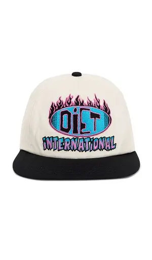 DIET STARTS MONDAY Intl Flame Hat - Natural & Black