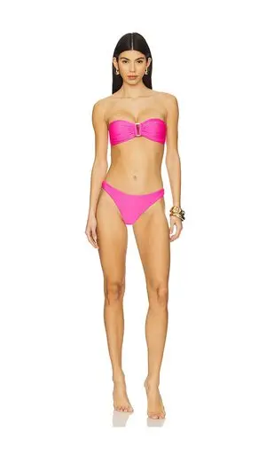 MILLY Margot Chevron Bikini Bottom