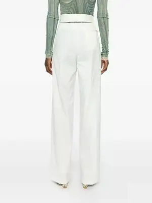 MAISON MARGIELA Cut-out Trousers - Neutrals