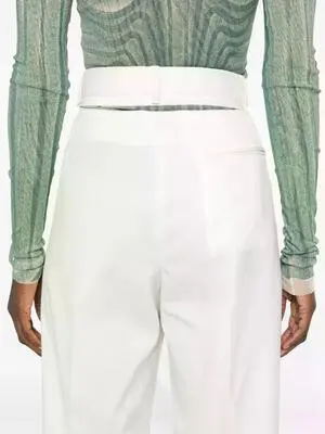 MAISON MARGIELA Cut-out Trousers - Neutrals