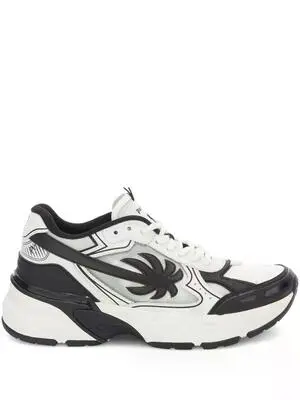 Palm Angels Leather Sneakers - White