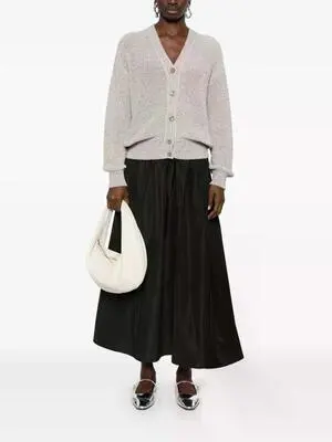 Herno Sequin-embellished Cardigan - Neutrals