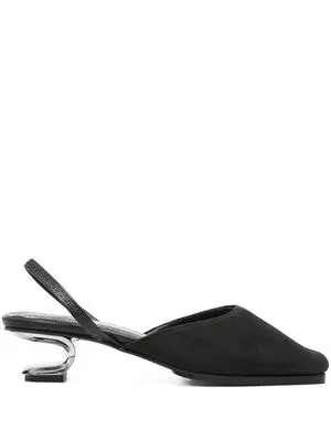 NICOLE SALDANA 40mm Syd Mules - Black