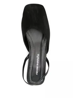 NICOLE SALDANA 40mm Syd Mules - Black