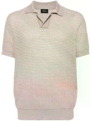 Brioni Knitted Polo Shirt
