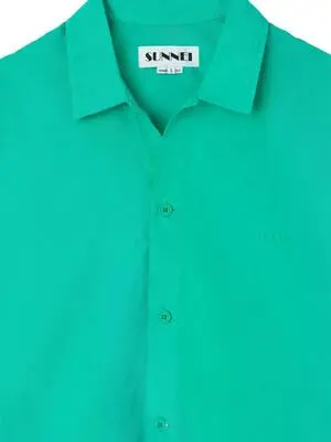 Sunnei Poplin Shirt - Green