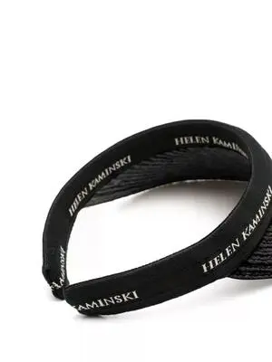 Helen Kaminski Bianca Logo Visor - Black