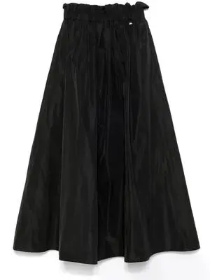 Herno Taffeta Maxi Skirt - Black