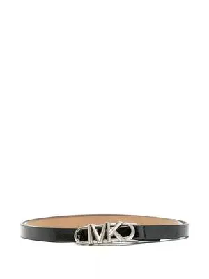 Michael Kors Logo Buckle Belt - Black