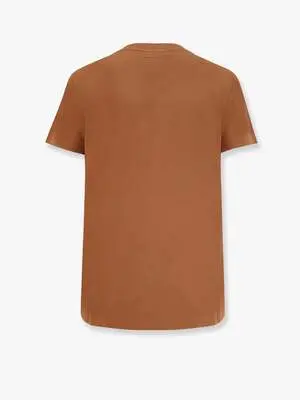 Max Mara Giovane Cotton T-shirt With Rhinestone Logo