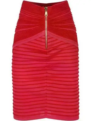 Balmain Draped Midi Skirt