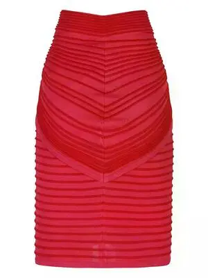 Balmain Draped Midi Skirt