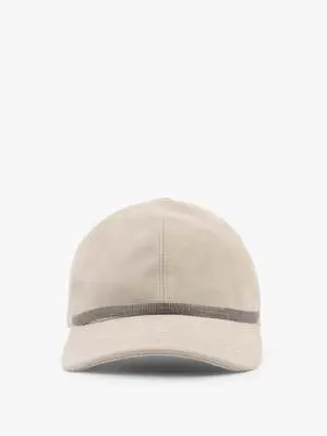 Brunello Cucinelli Suede Baseball Cap