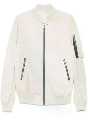 Rick Owens Classic Flight Bomber Jacket - Neutrals
