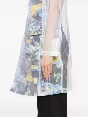 Comme Des Garçons Graphic-print Coat