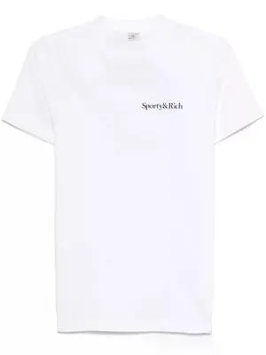 SPORTY & RICH Drink More Water T-shirt - White