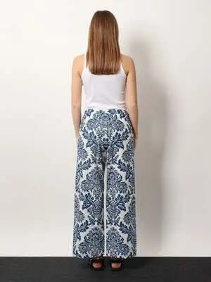 Max Mara Merano Floral-print Trousers