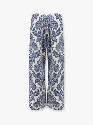 Max Mara Merano Floral-print Trousers