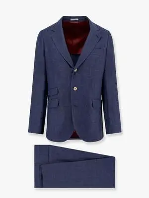 Brunello Cucinelli Linen, Wool And Silk Suit