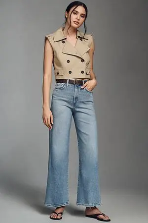 Anthropologie Joe's Jeans Petite Mia High-rise Wide-leg Jeans
