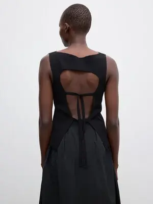 HOUSE OF DAGMAR Open Back Knit Top