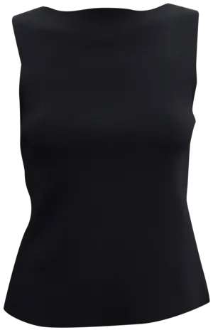 HOUSE OF DAGMAR Open Back Knit Top