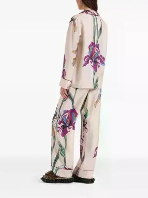 La DoubleJ Floral-print Trousers
