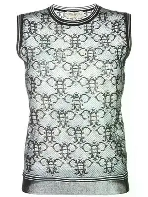 Emilio Pucci Sheer Logo Tank Top