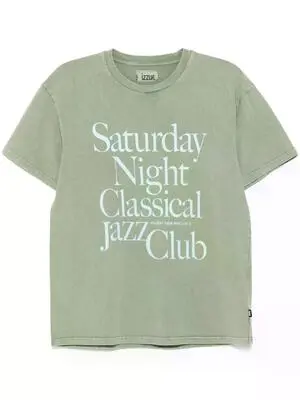 Izzue Slogan-print T-shirt - Green