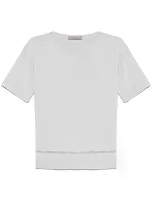 D.exterior Monili-detail T-shirt - Grey