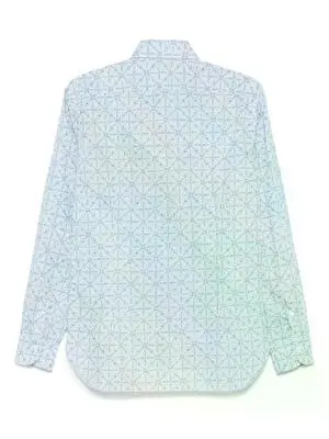 BARBA NAPOLI Printed Shirt - Blue