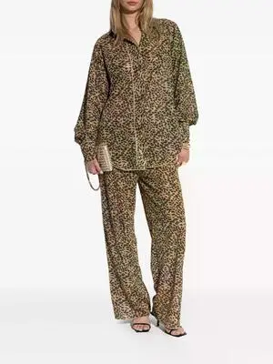 Oseree Leopard-print Shirt