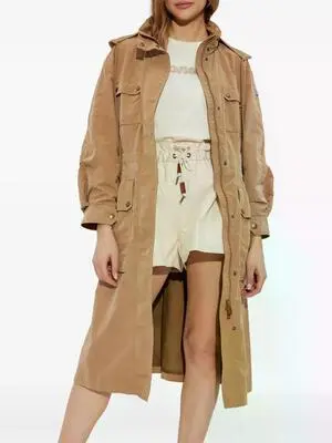 Moncler Nantes Parka Coat - Brown