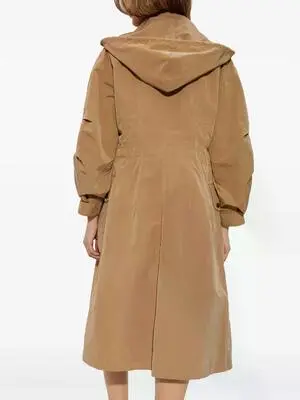 Moncler Nantes Parka Coat - Brown