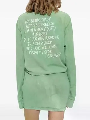 Dsquared2 Long-sleeve Mini Dress - Green