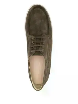 STUART WEITZMAN Suede Derby Shoes
