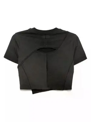 MUSIUM DIV. Cropped T-shirt - Black