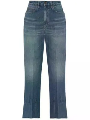 Victoria Beckham Relaxed Curved Jeans - Blue
