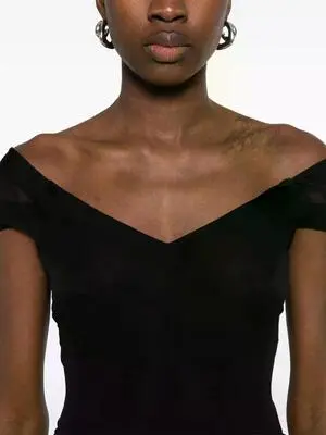 JUDY TURNER Chiffon Top - Black
