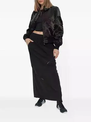 Y3 Asymmetric-panel Maxi Skirt