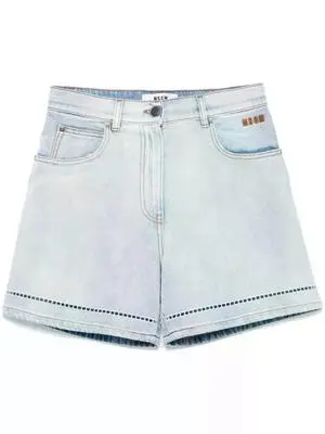 Msgm Faded Shorts For Women