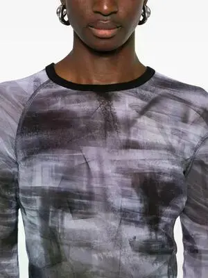 Helmut Lang Scribble Print Dress