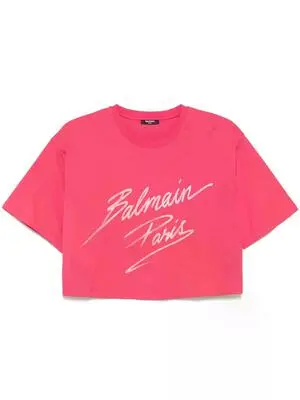 Balmain Cropped T-shirt